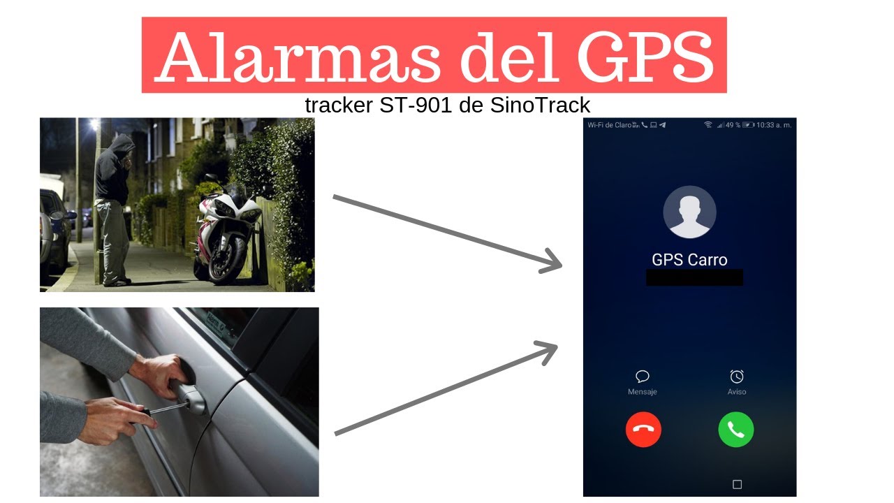 | Alarmas del GPS | cuando mueven o encienden tu vehículo 👍 - YouTube
