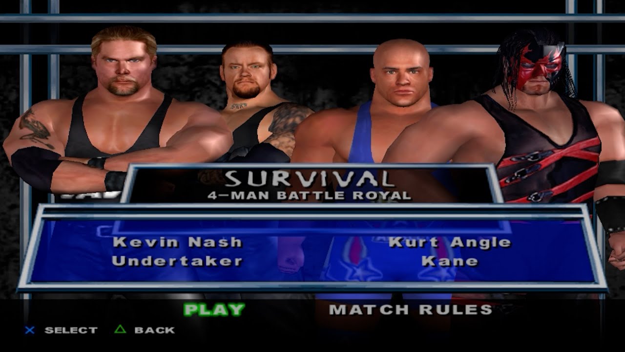 WWE SmackDown! Here Comes the Pain - KevinNash VS Undertaker VS ...