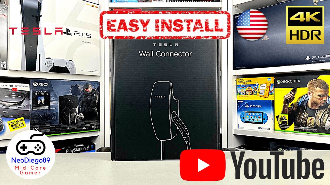 DIY Tesla Wall Connector Installation - YouTube