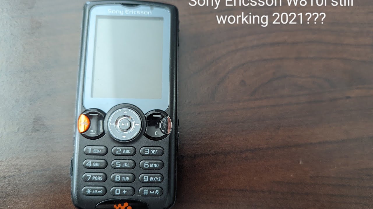 Sony Ericsson W810i still working in 2021??? - YouTube