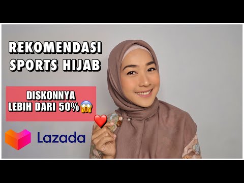 UNBOXING RECOMMENDED SPORTS HIJAB, SKINCARE|| LAZADA HAUL || DIAN AYU