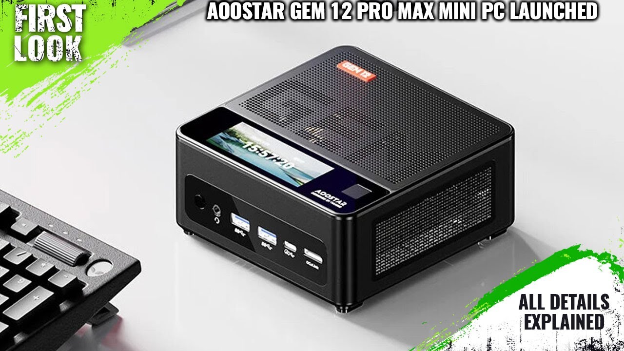 AOOSTAR Gem 12 Pro Max Mini PC Launched With Hawk Point APU and OCuLink ...