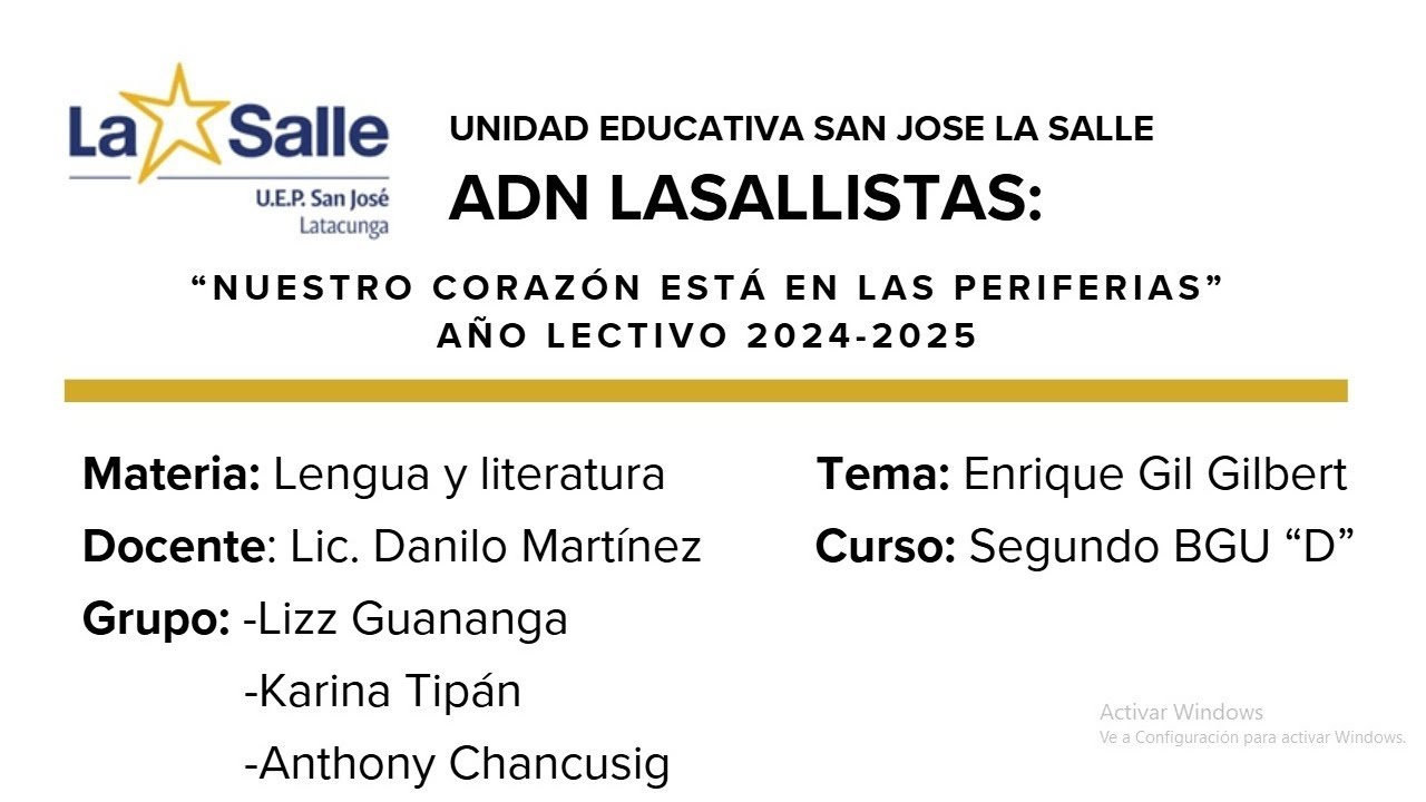 Biografía de Enrique Gil Gilbert - YouTube