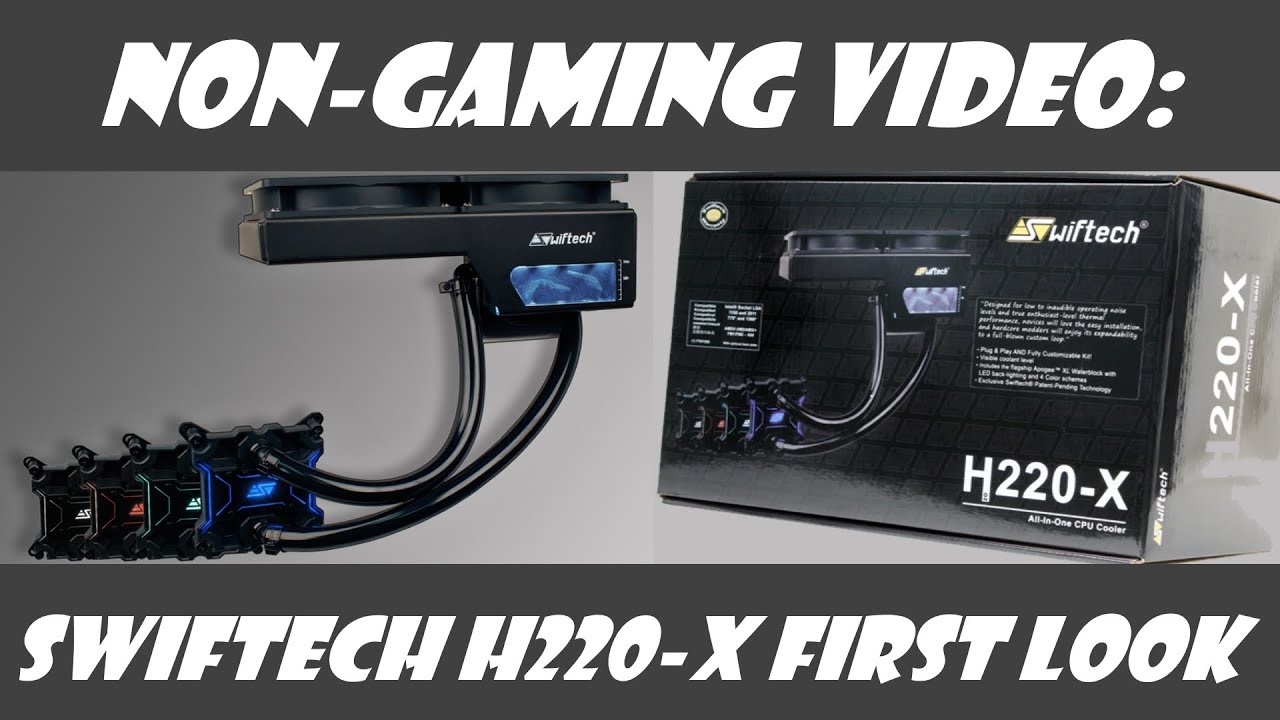 Hardware: Swiftech H220-X Liquid Cooling! - YouTube