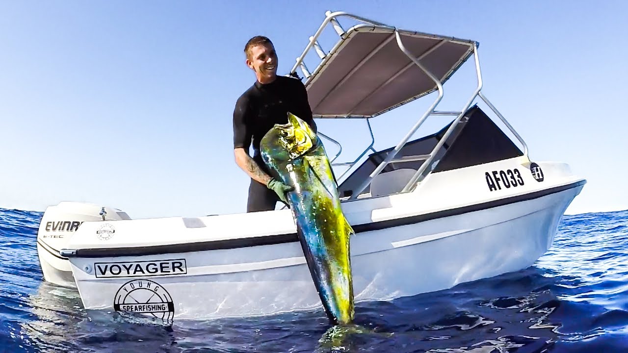 YBS Lifestyle Ep 24 - SPEARFISHING MONSTER MAHI MAHI Shark Frenzy ...