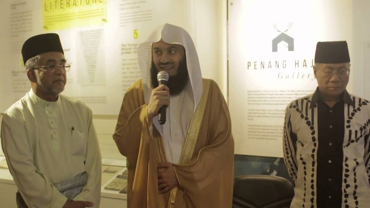 Penang Hajj Gallery opening speech by Mufti Ismail Musa Menk - YouTube