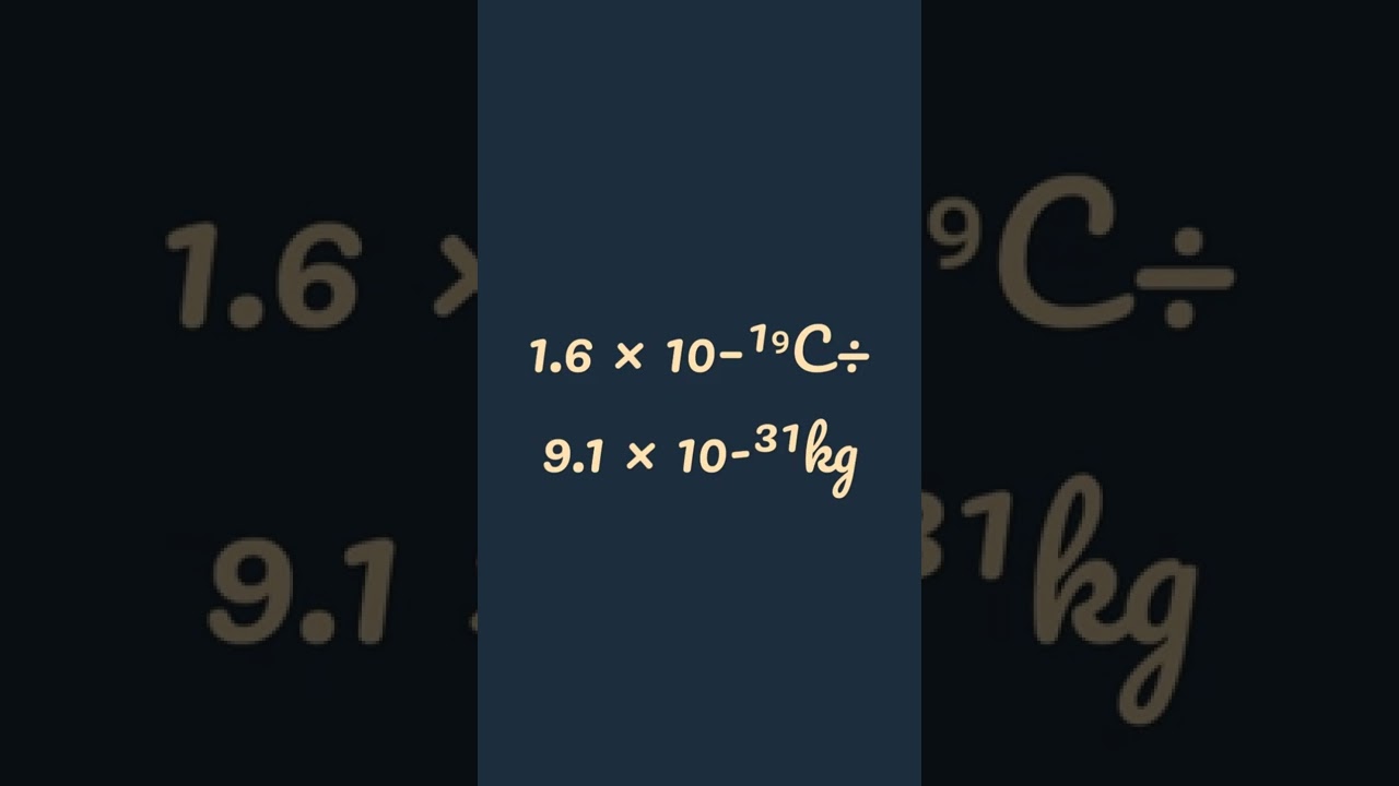 @ charge to mass ratio calculation - YouTube