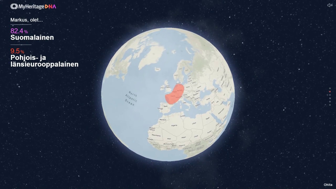 Finnish guy MyHeritage DNA results. 100% Finnish according to 23andme ...