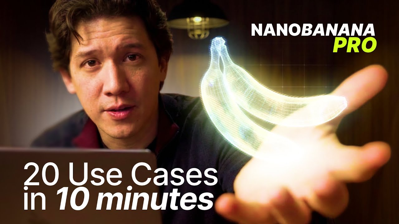 Nano Banana Pro: 20 Use Cases in 10 minutes - YouTube