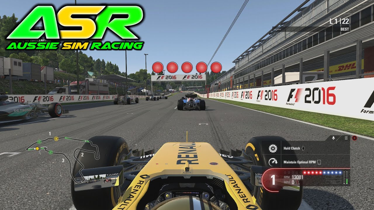 F1 2016 ASR League Race - SPA - YouTube