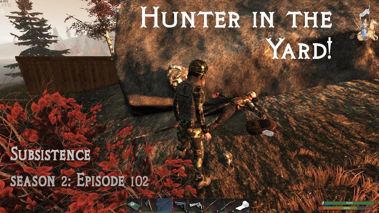 Hunter in the Yard! | Subsistence Solo Gameplay | Season 2 Ep 102 ...