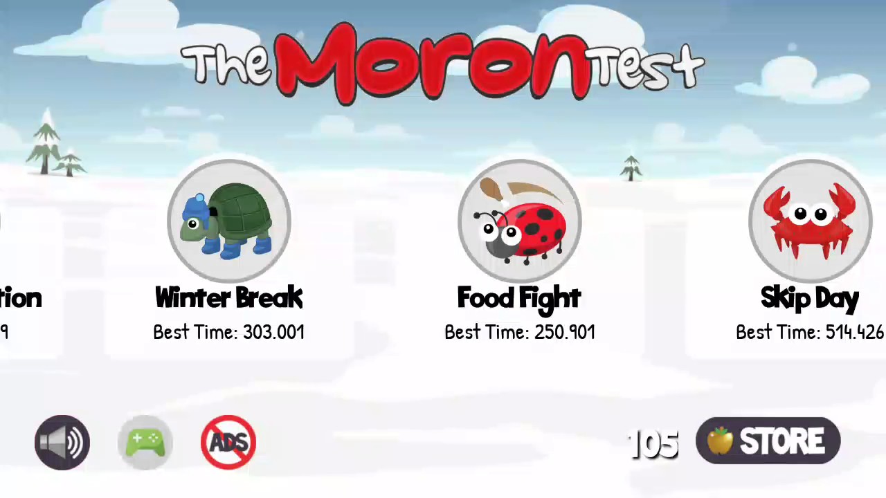The Moron test on Mobile- Food Fight walkthrough. - YouTube