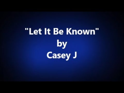 "Let It Be Known" (Instrumental) - YouTube