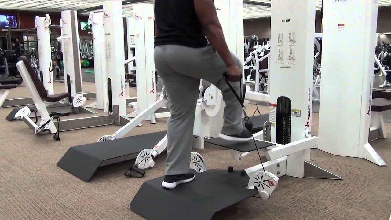 Machine Step Ups Free Motion - YouTube