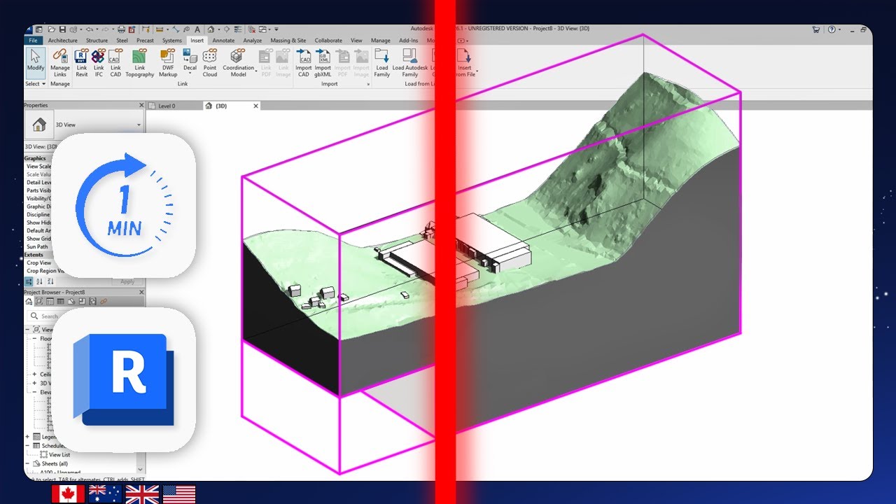 Revit - Add Thickness to a Toposurface in 3 Seconds - YouTube
