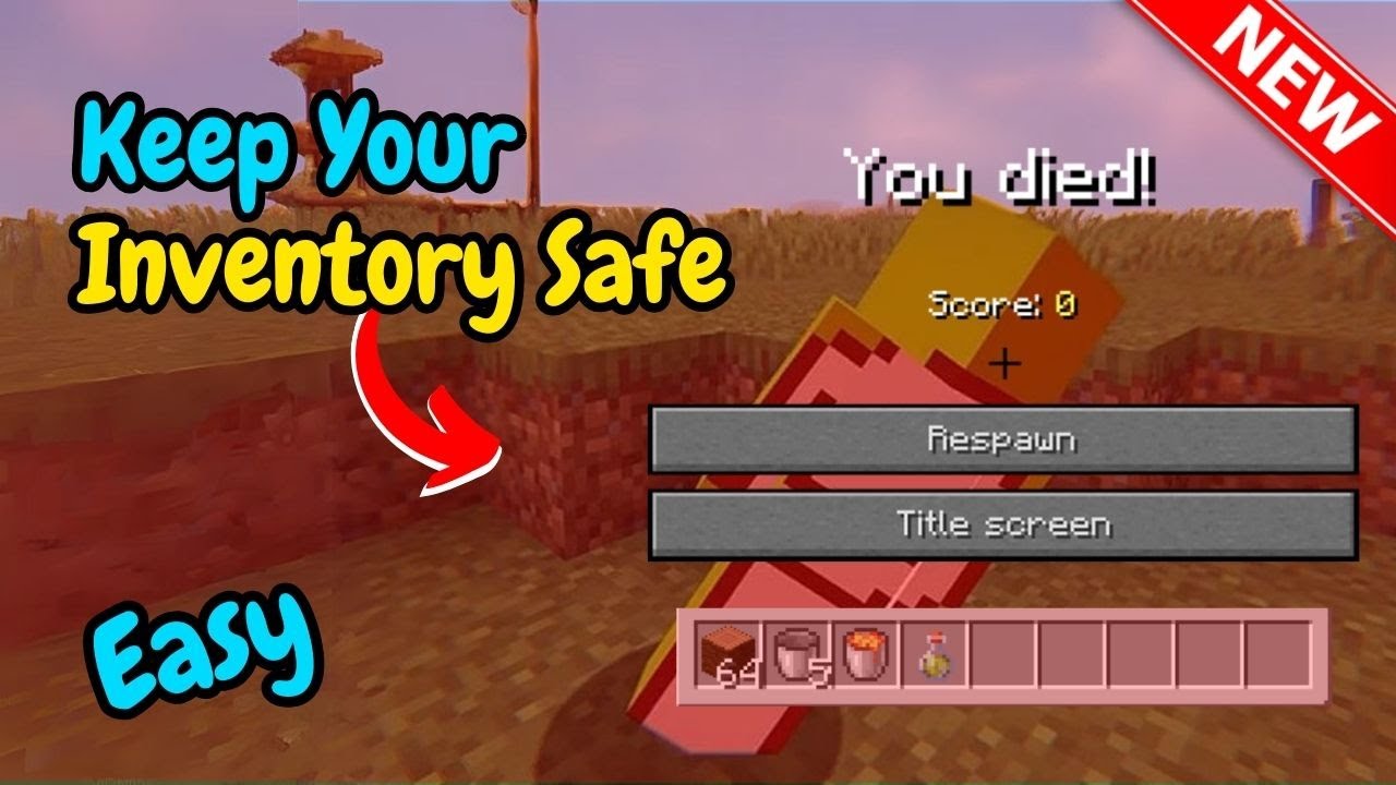 How To Keep Inventory On Minecraft (2025) - YouTube