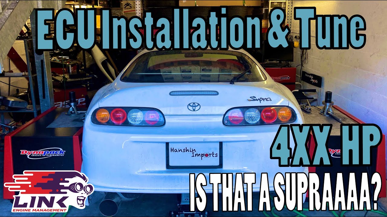 How to Install a Link Plugin Ecu into a 2JZ Toyota Supra JZA80 and tune ...