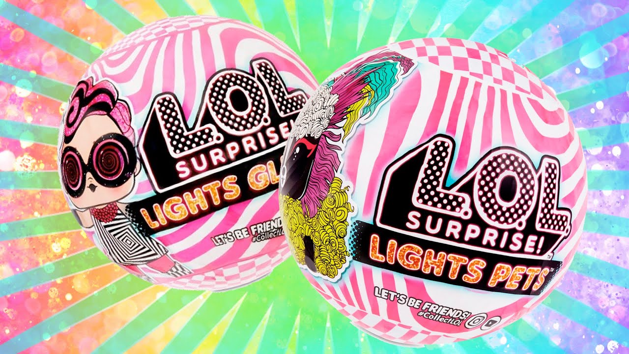LOL Surprise - Lights Glitter - Blacklight Dolls - YouTube