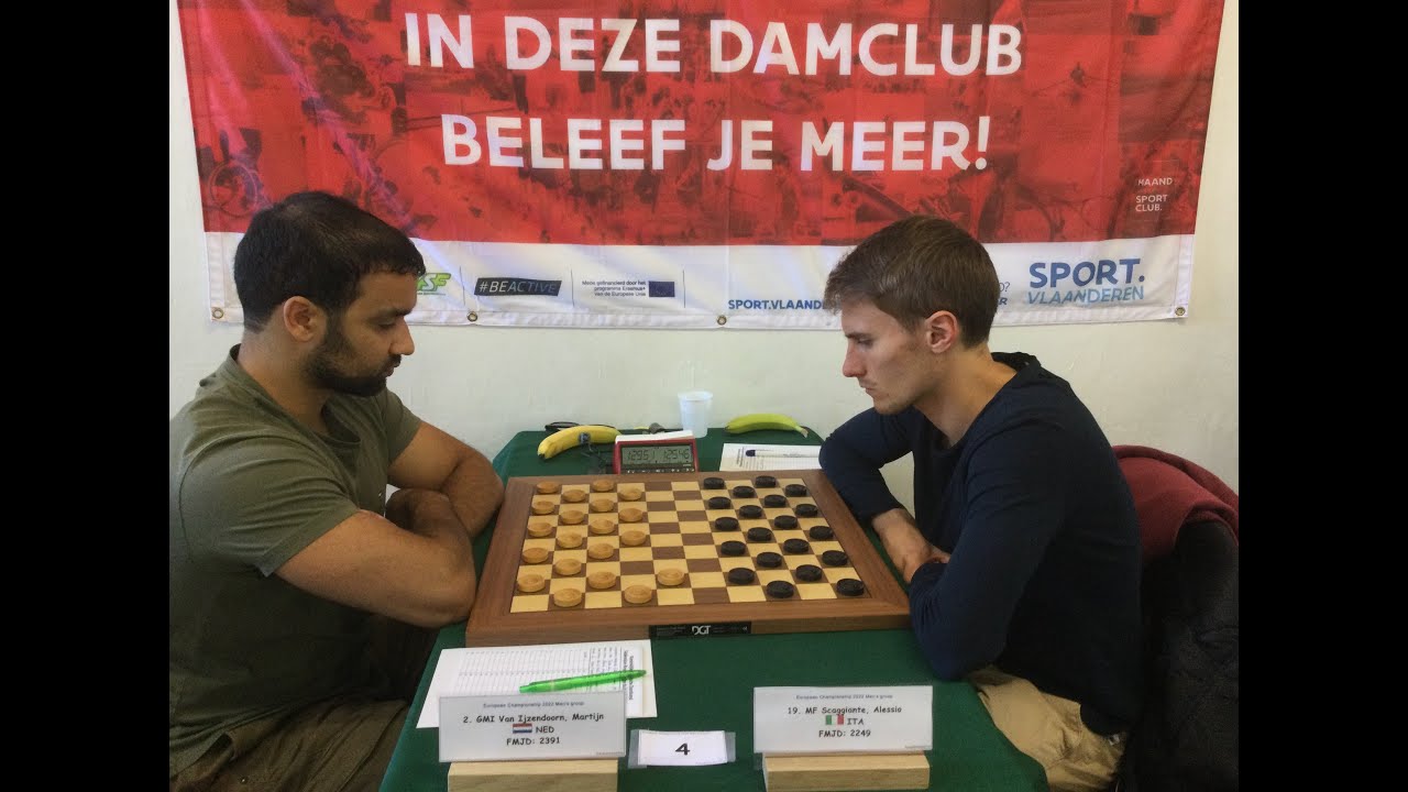 Martijn van IJzendoorn-Alessio Scaggiante.European Draughts ...