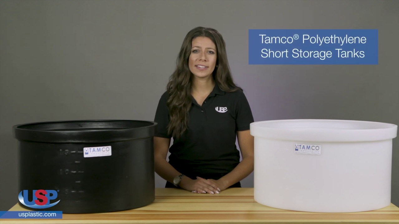 Tamco® Polyethylene Short Storage Tanks | U.S. Plastic Corporation ...