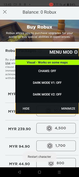 Roblox mod menu APK - YouTube