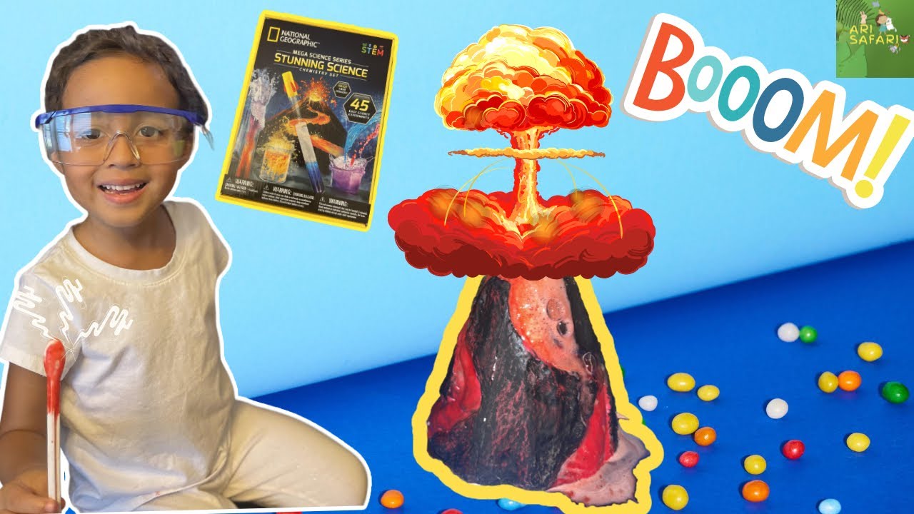 How To Explode A Volcano at Home!!🌋 | Fun Science Experiment For Kids ...
