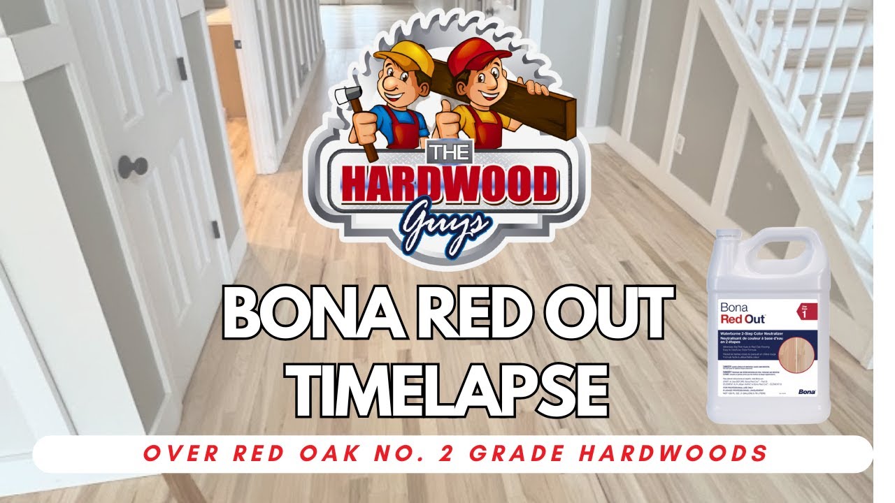 Bona Red Out Timelapse with Captions -- Remove the Red Out of Red Oak ...