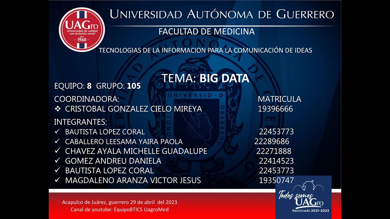 Vídeo Expocision " El Big Data" FACMED UAGro - YouTube