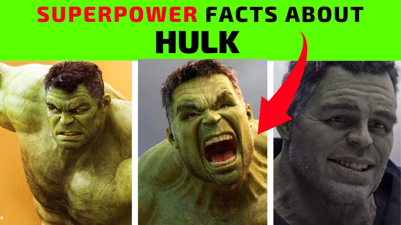 SUPERPOWER Facts About HULK You Might Didn't Know - YouTube