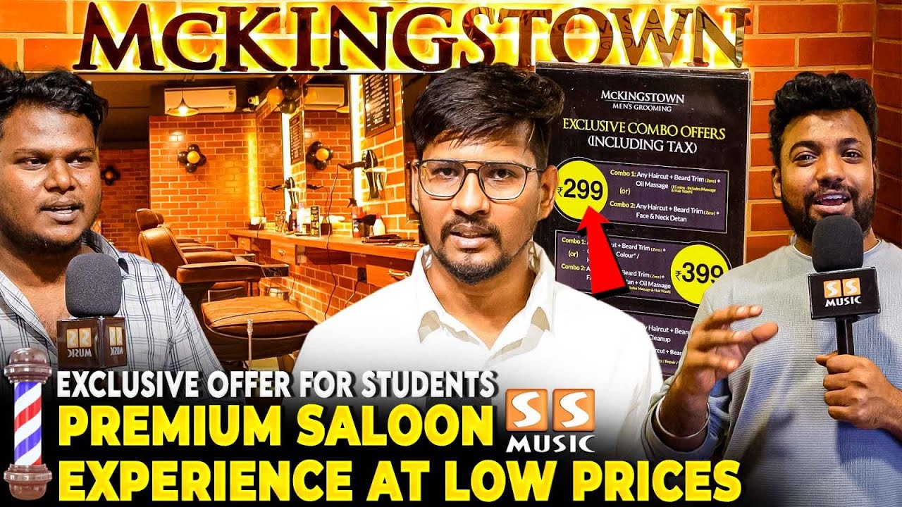 McKingstown Men’s Salon - 81st Franchised Outlet at Saidapet - YouTube