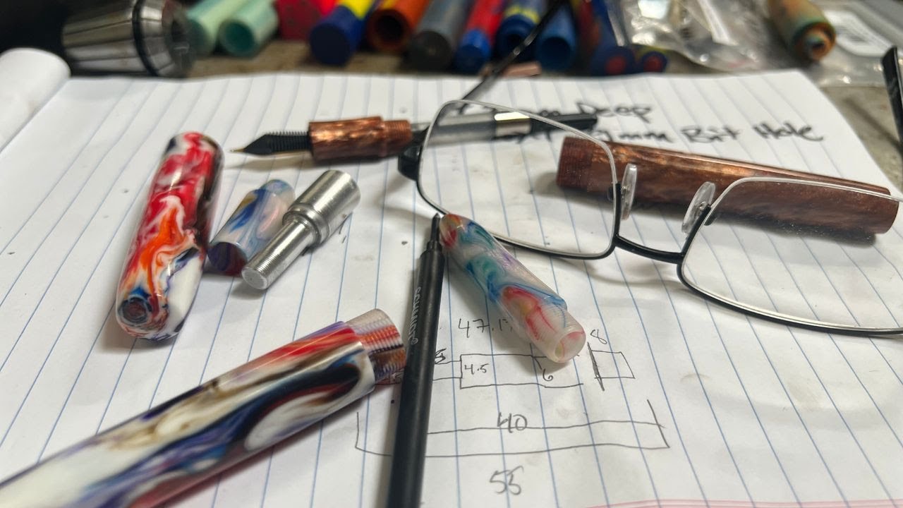Custom/Bespoke Pen Making- Making a Rollerball Section - YouTube