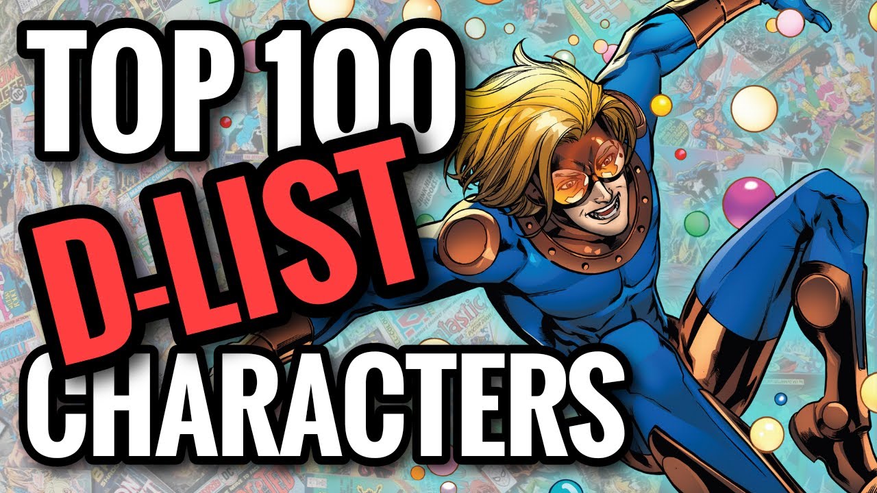 TOP 100 D-list comic characters - YouTube