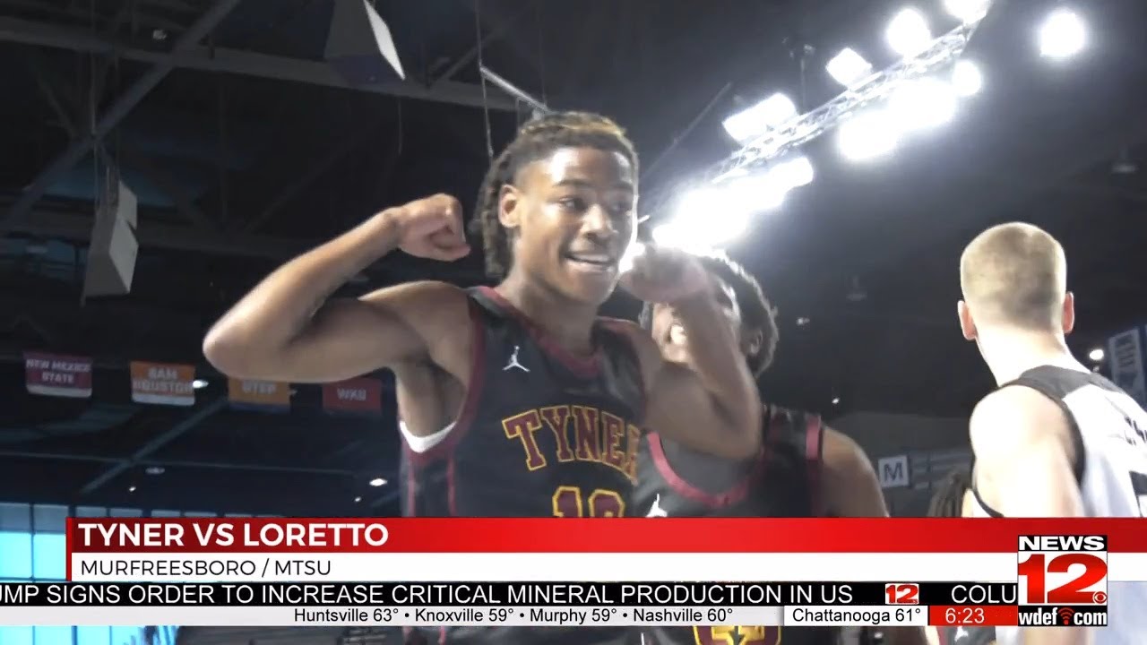 Tyner Falls in Final Four to Loretto - YouTube