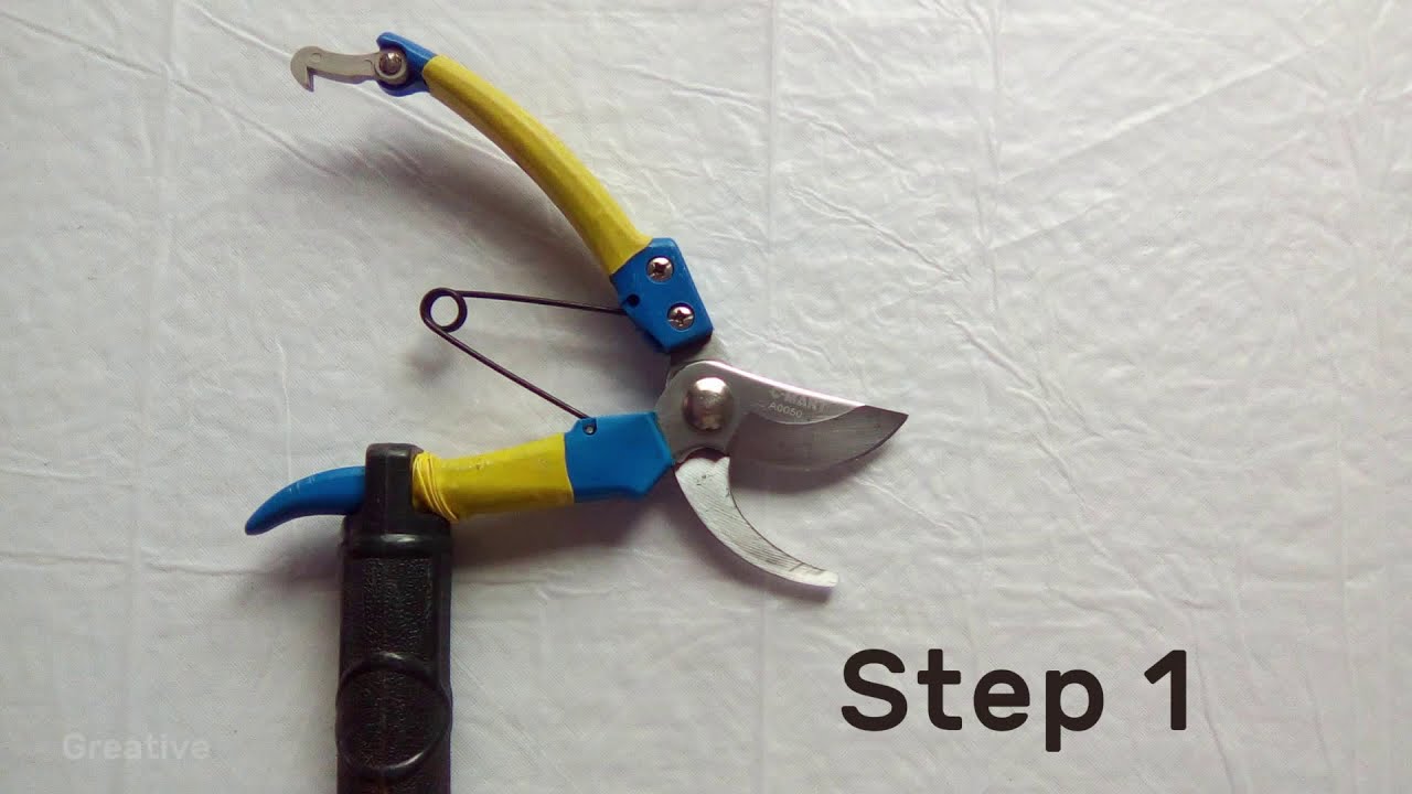 How to make tree trimmer for high trees - YouTube