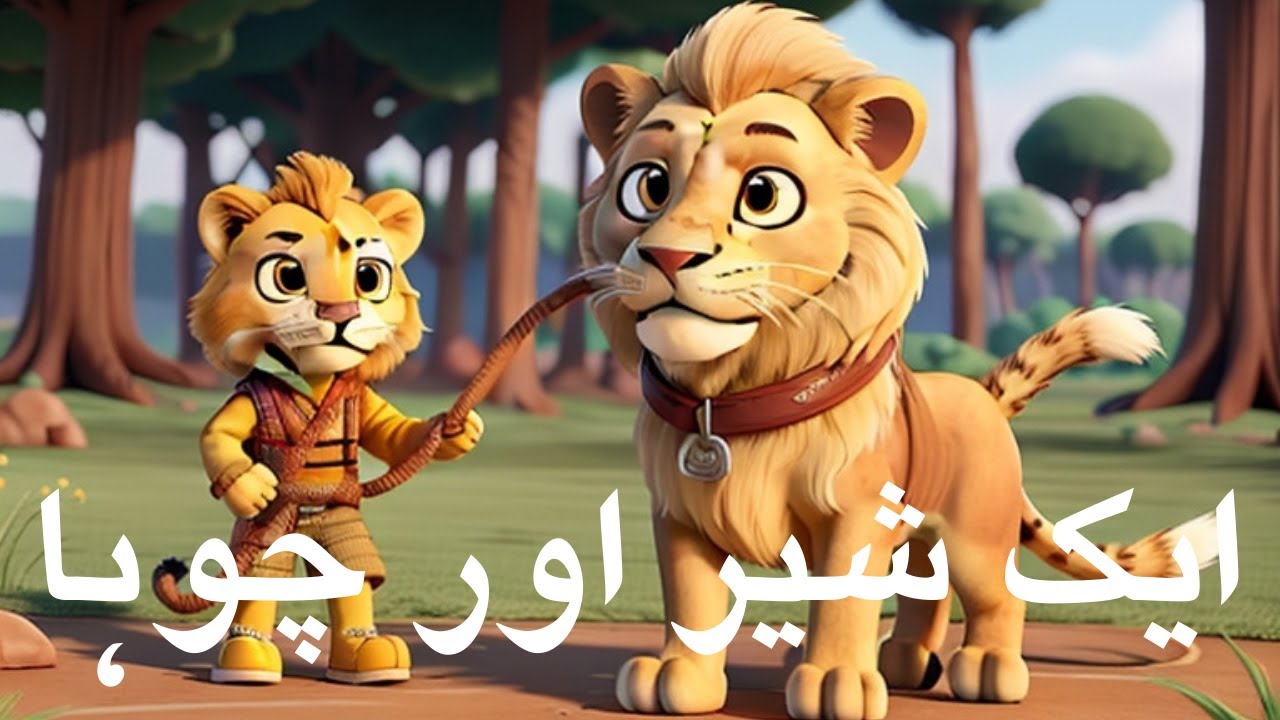 Urdu cartoons!hindi cartoon!story catoon!اردو کارٹون!ایک شیر اورچوہا ...