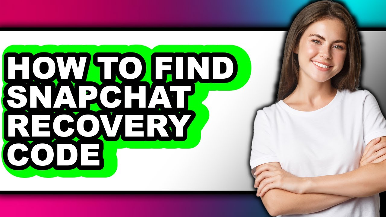 How to Find Snapchat Recovery Code (updated) - YouTube
