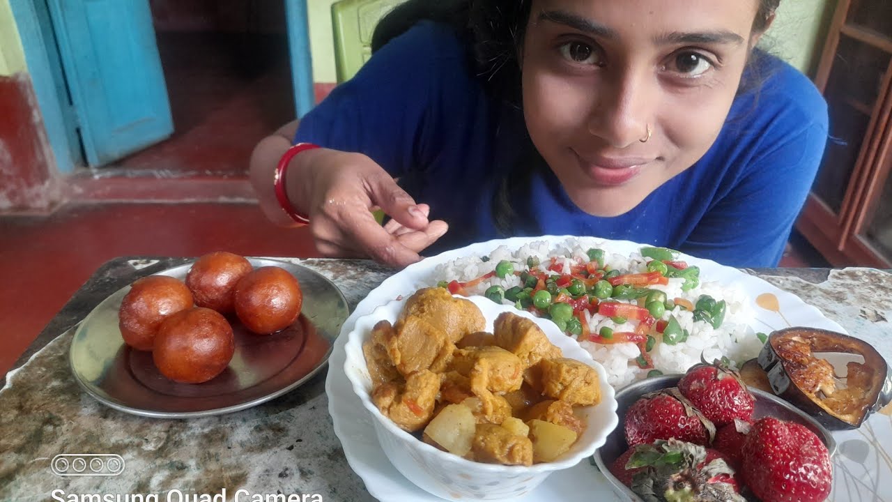 Eating show-p rice 🍚, suyakari, bagun vaja, stobari, pantuya #asmar ...