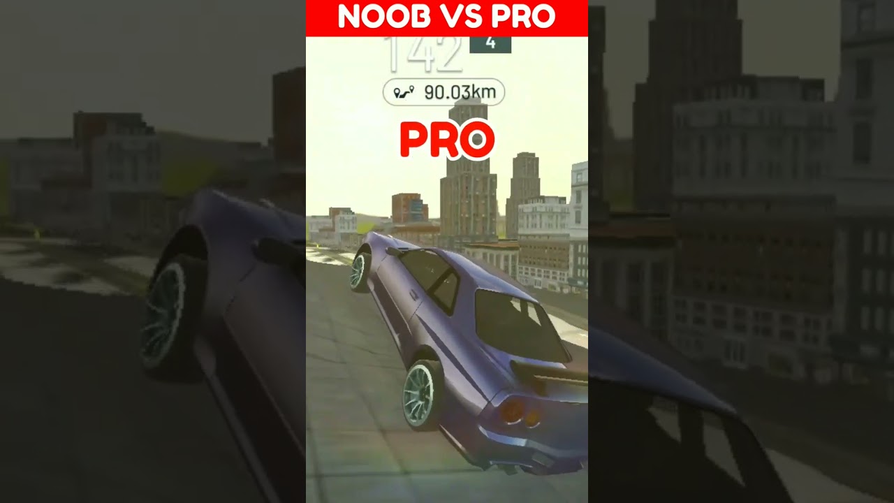 NOOB VS PRO 😲 Extreme car driving simulator 🤯 - YouTube