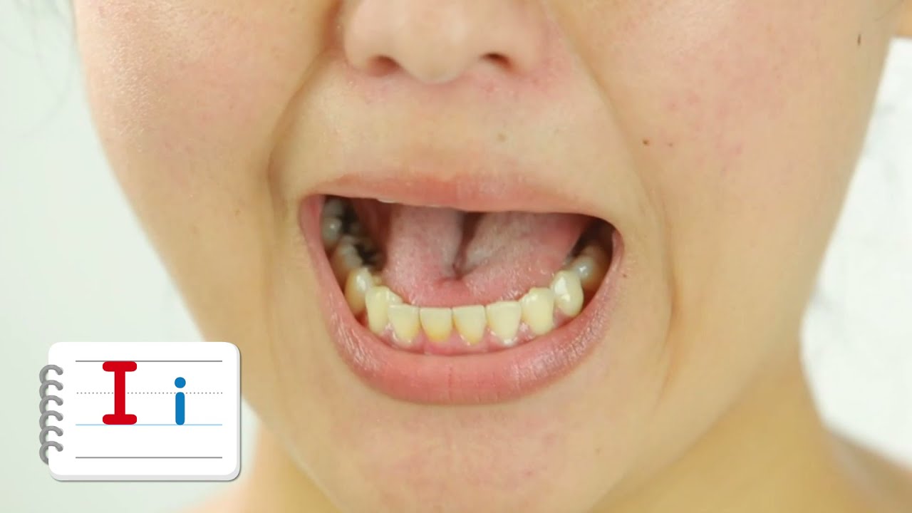 Mouth Shapes｜Letter I - YouTube
