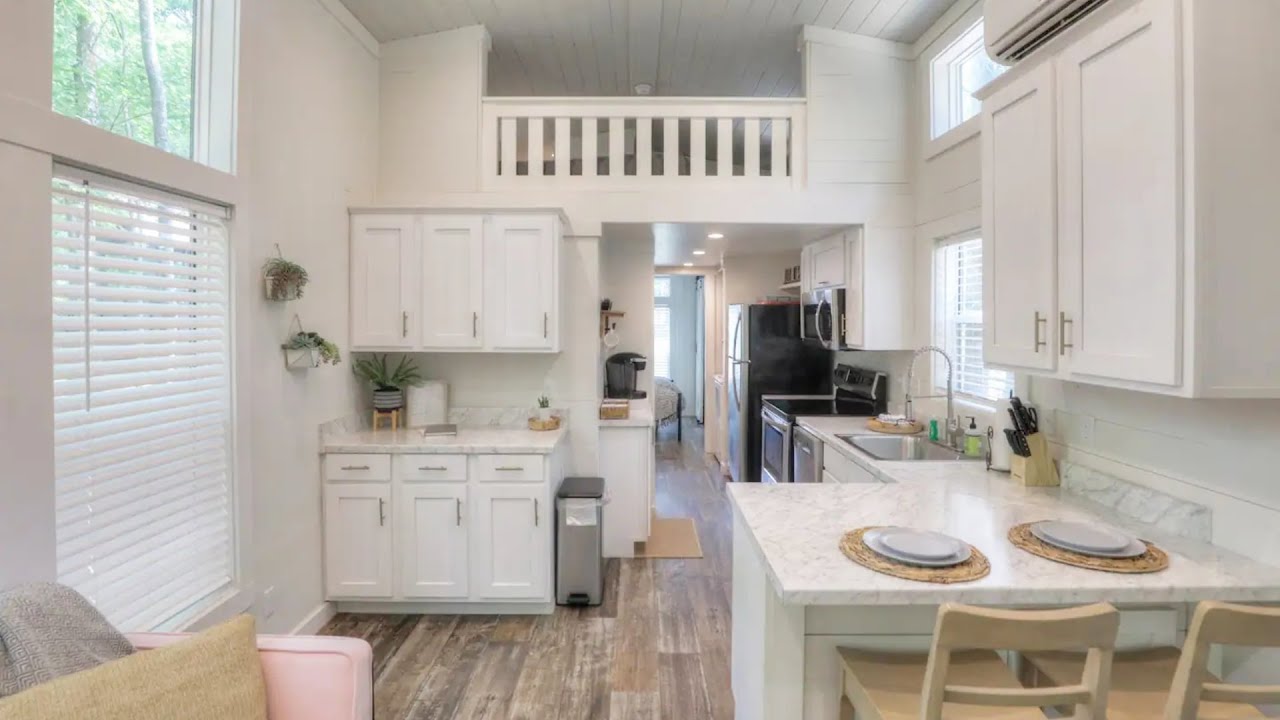 Sweet Natured Tiny Home Tastefully Curated in Tennessee - YouTube