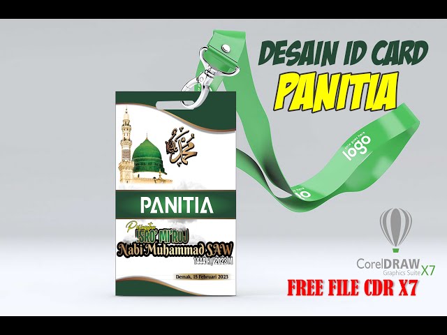 Contoh Desain Keren Pamflet Dan Id Card Kegiatan Pmii
