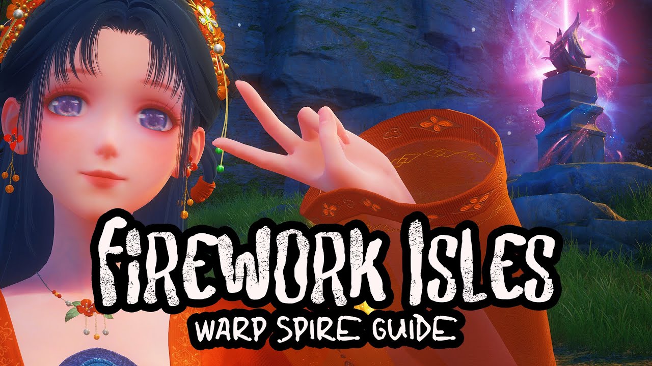 New Warp Spire Locations in Infinity Nikki 1.2! Firework Isles ...