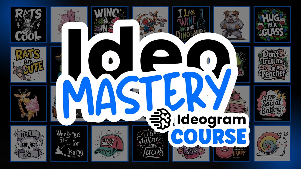 My New Ideogram AI Course and Prompt Generators are Here! - YouTube