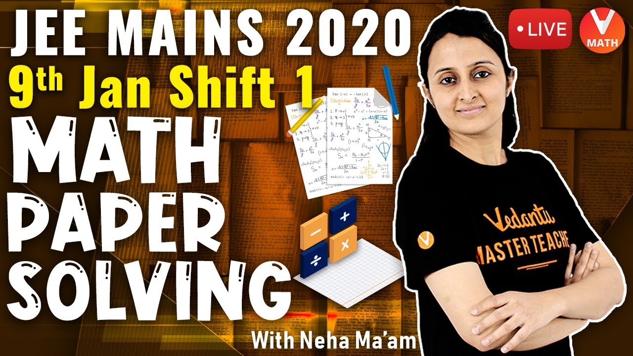 JEE Main 2020 Question Paper Solving With Tricks | 9th January Shift-1 ...
