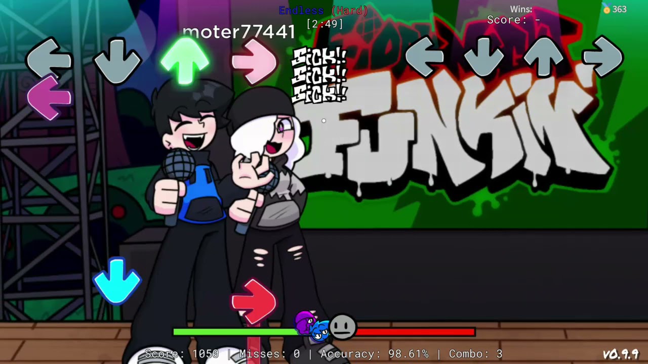 CJ and Ruby is endless - fnf roblox - YouTube