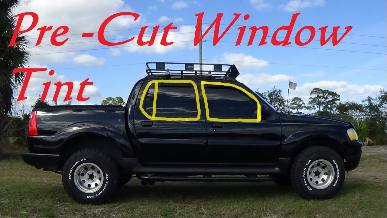 FORD EXPLORER SPORT TRAC PRECUT WINDOW TINT "EASY INSTALL" - YouTube