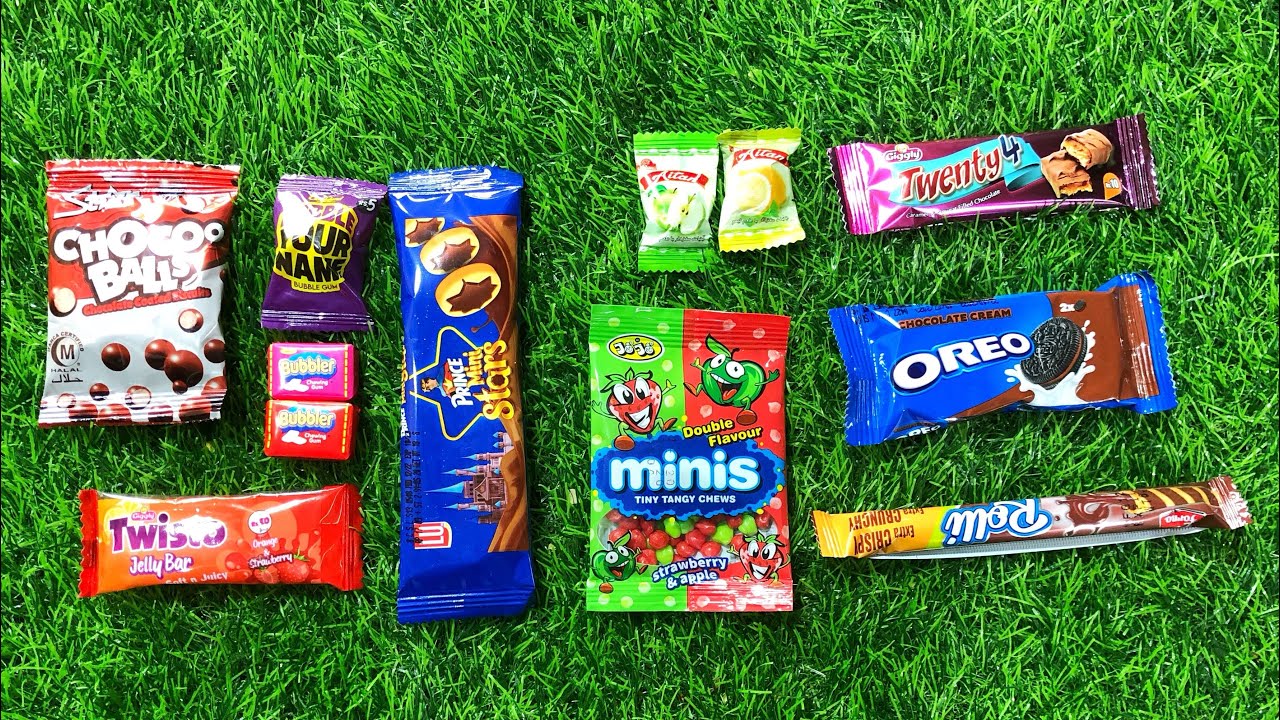 Some Lots Of Candies & more Chocolates | Coloured Rainbow ASMR | Yummy ...
