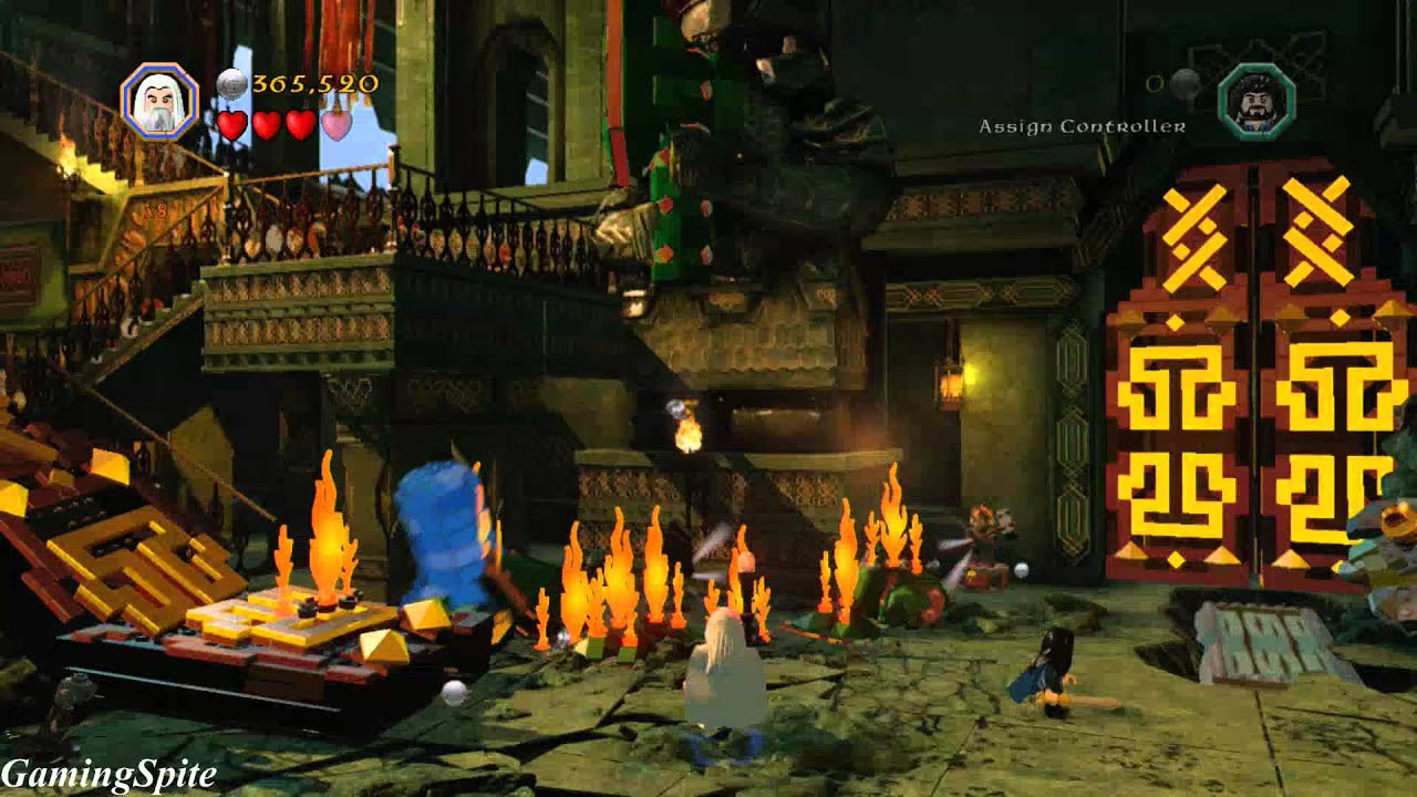 Lego The Hobbit A Fire Drake From The North 100% Minikit 2 of 3 - YouTube