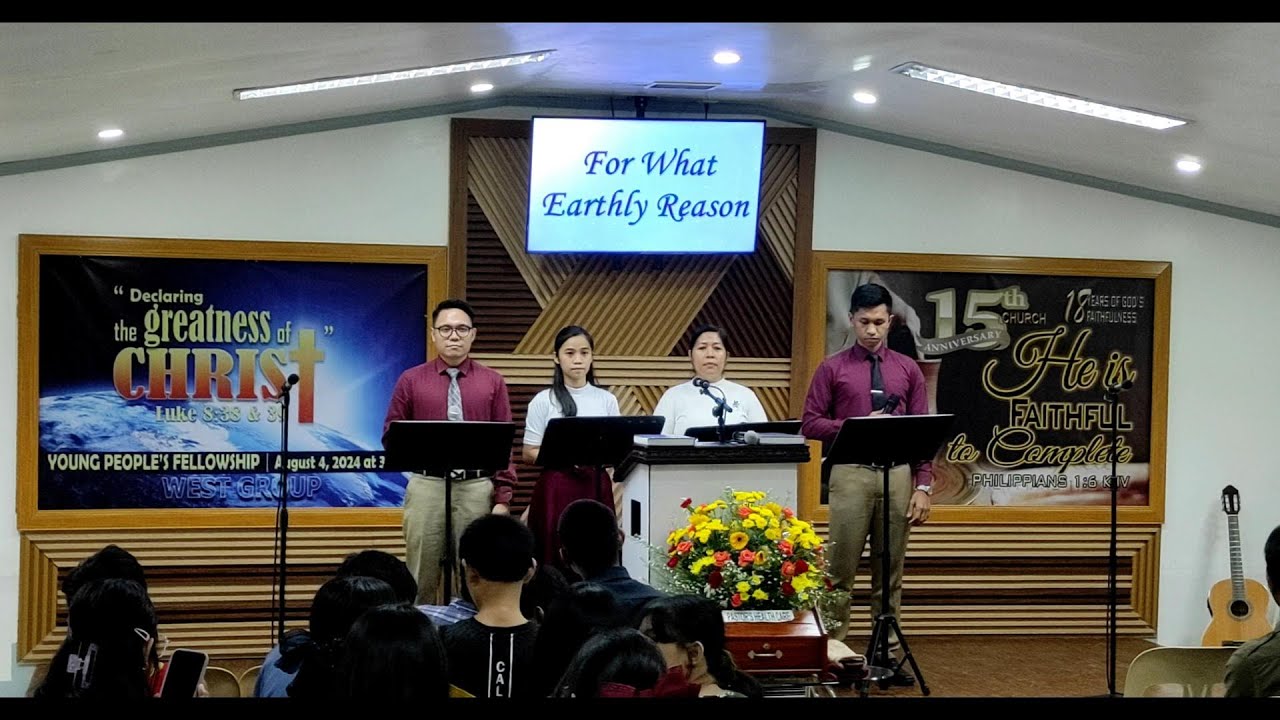 For What Earthly Reason - 08/18/24 Sunday pm - YouTube