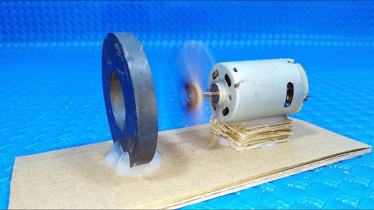 How to make a self running dc motor with a magnet (Free Energy ...